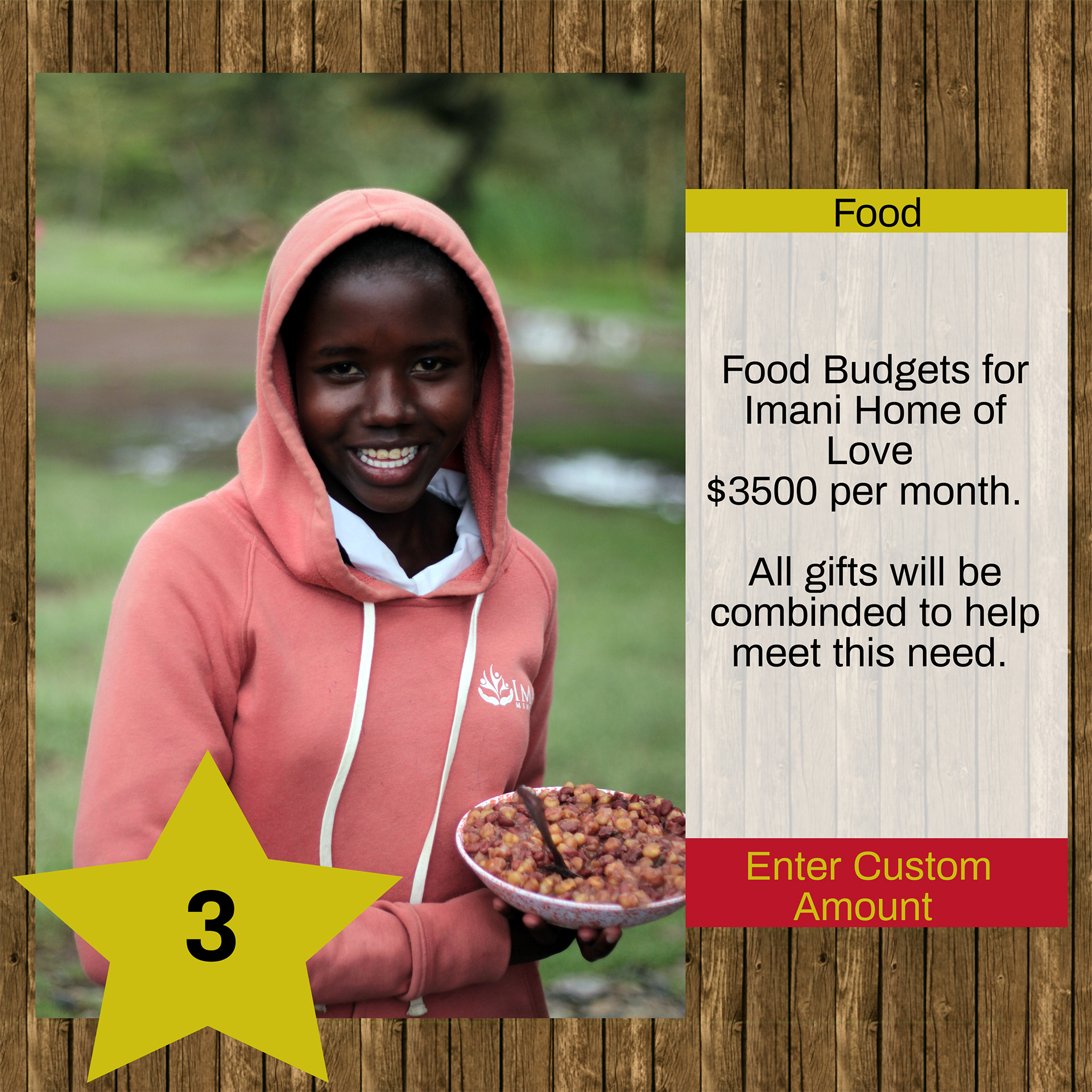 Food - Imani Orphan Care